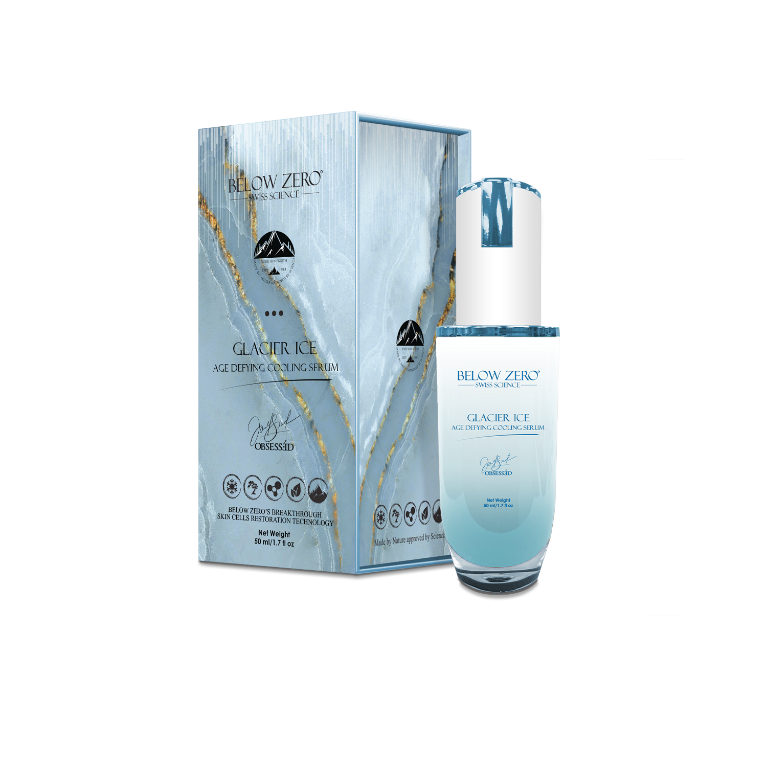Below Zero Glacier Ice Age Defying Cooling Serum