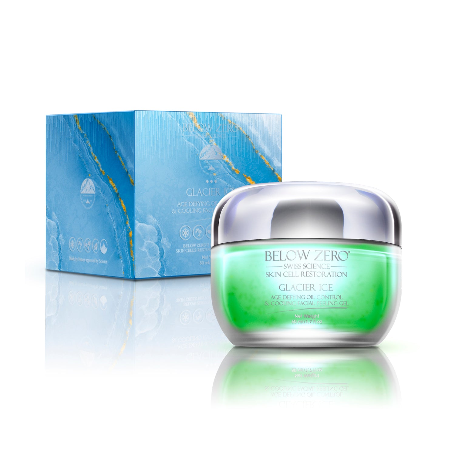Below Zero Glacier Ice Age Defying Oil Control & Cooling Facial Peelin
