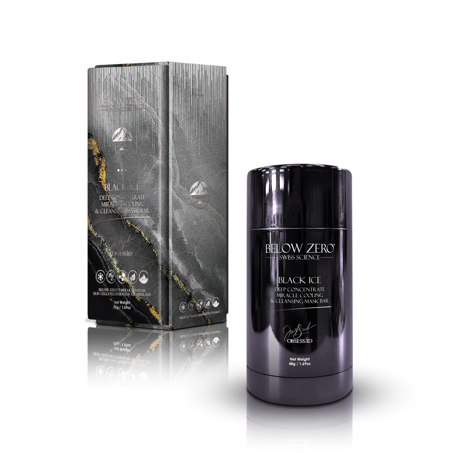 Below Zero Black Ice Deep Concentrate Miracle Cooling & Cleansing Mask